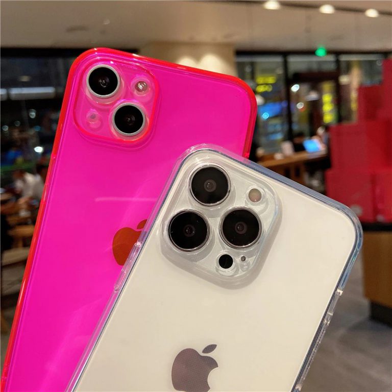 Neon Clear iPhone case – FinishifyStore
