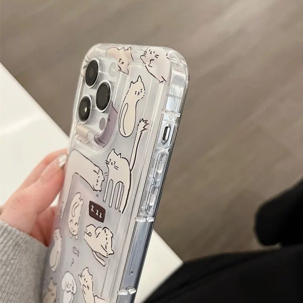 Clear Cat iPhone Case | FinishifyStore