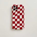 Glossy Checkered iPhone Case – FinishifyStore